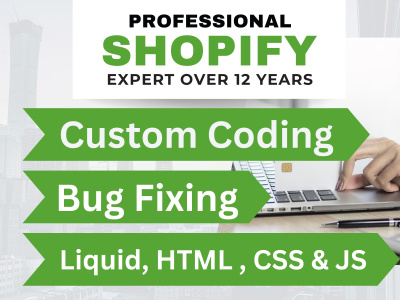 Custom shopify coding and fix any shopify bug | Upwork