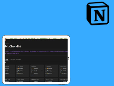 Notion custom template, notion project management & embedded formulas | Upwork