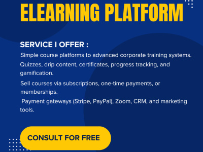 ELearning Platform – Learning Management System (LMS) Development | Upwork