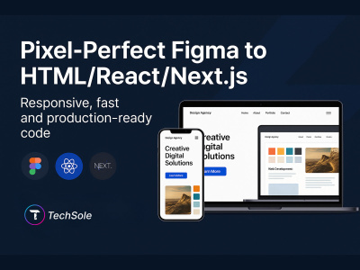 Pixel-Perfect Figma to HTML/React/Next.js | Responsive Web Development | Upwork