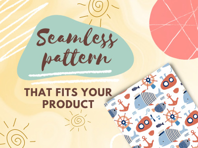 Hand drawn seamless pattern for textile, fabric, surface design | Upwork