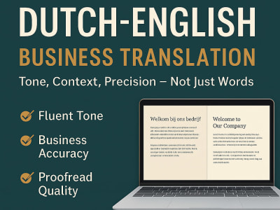 Fluent Dutch-English translation with formatting, tone, and clarity ...
