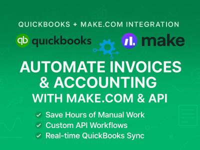 QuickBooks Automation with Make.com | Invoices, Accounting & API Magic ...