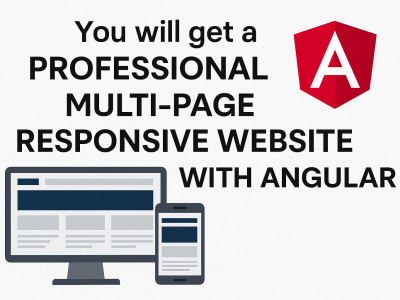 A professional multi-page responsive website with Angular | Upwork