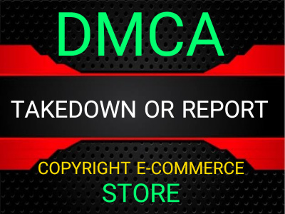 Takedown or report copyright infringing content from e-commerce store ...
