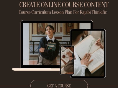Online Course Content, Curriculum & Lesson Plan on Kajabi, Thinkific & More | Upwork