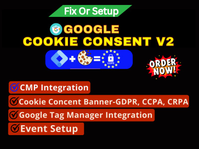 Google Consent Mode v2 Cookie Banner Setup Via GTM, GDPR / CCPA ...