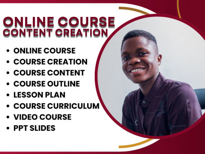 Online Course Content, Course Content, lesson plan, course curriculum ...