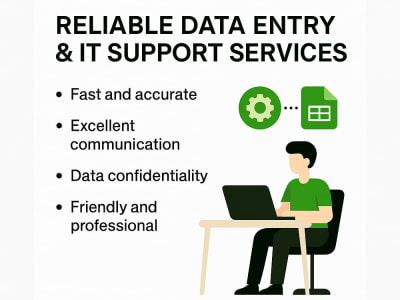 Reliable Data Entry & IT Support Services | Fast, Accurate & Professional | Upwork