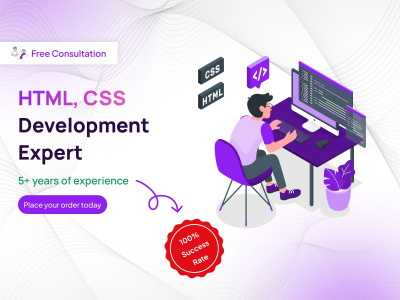 Figma/PSD/XD design to responsive pixel-perfect HTML/CSS/Bootstrap ...