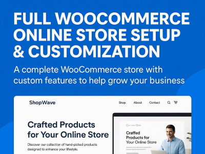Full WooCommerce Online Store Setup & Customization | Upwork