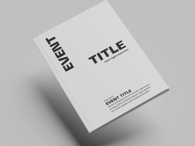 Pre-designed event catalog customized with your specific details. | Upwork