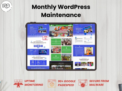 Monthly WordPress Maintenance – Speed, Security & Uptime Monitoring | Upwork