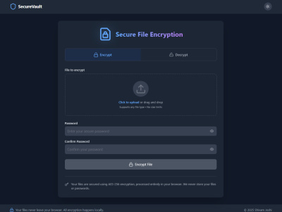 Secure Vault - Live Any File Encrypter and Decrypter | Upwork