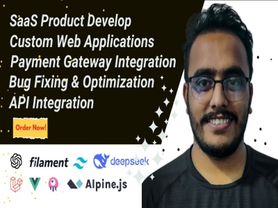 Custom Laravel Web Application with Livewire , FilamnetPHP & Tailwind | Upwork