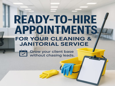 Ready to hire appointments for your commercial cleaning janitorial ...