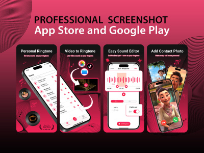 Professional screenshot for App Store and Google Play | Upwork