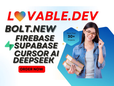 Lovable replit website lovable dev bolt new mvp saas fix web app v0 cursor | Upwork