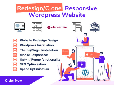 Redesign or Clone, Revamp WordPress Website Design, WordPress Developer | Upwork