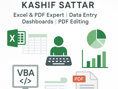 I will automate your Excel tasks with formulas, dashboards, and VBA | Upwork