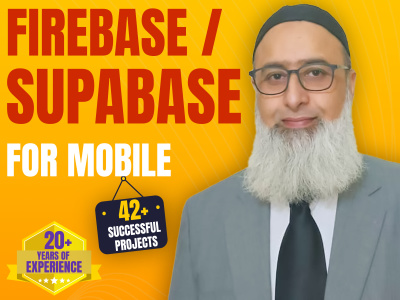 Firebase or supabase backend for your mobile app | Upwork