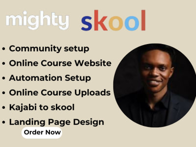 Skool Account Setup, Migration, Course Upload, and Community Management ...