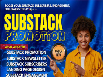 Promote your newsletter and do promotion for your substack link page ...