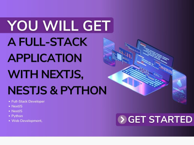 A Full-Stack Application with NextJS, NestJS & Python | Upwork
