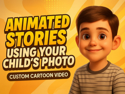 Animated Stories Using Your Child’s Photo | custom cartoon video | Upwork