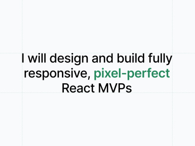 A fully responsive, pixel-perfect React MVP ready for deployment | Upwork