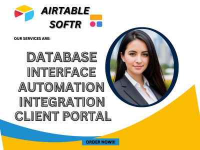 Airtable database airtable automation airtable interface softr client port | Upwork
