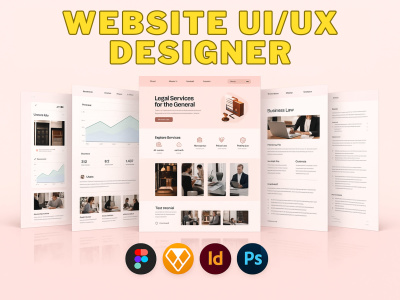Creative UI/UX Responsive Design & Figma Website Landing Page Expert | Upwork