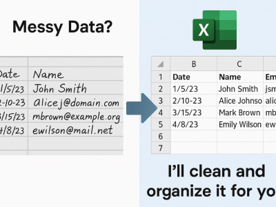 Your messy Excel data cleaned, organized and formatted professionally ...