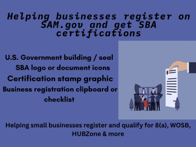 SAM.gov Registration & SBA 8(a)/WOSB Certification Assistance | Upwork