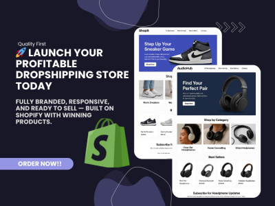 A fully functional Shopify dropshipping store setup | Upwork