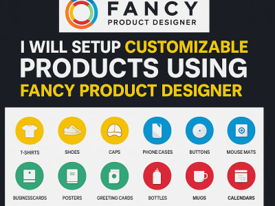 A customize product with Fancy Product designer | Upwork