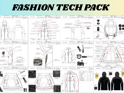 A complete fashion tech pack ready for manufacture production | Upwork