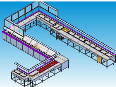 3D CAD Design of a Custom FOH/BOH Counter (Food Service Equipment) | Upwork