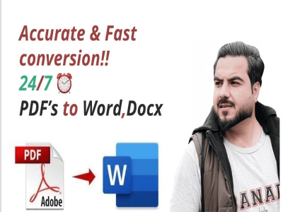 Expert PDF to editable Word Document Converter | Upwork