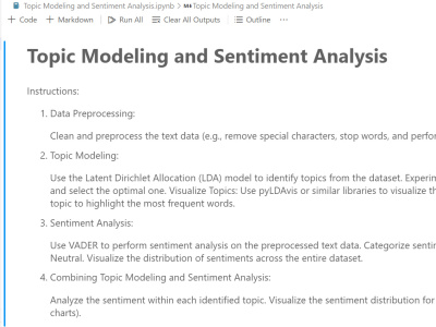 Text Topic Modeling & Sentiment Analysis Using Python NLP | Upwork