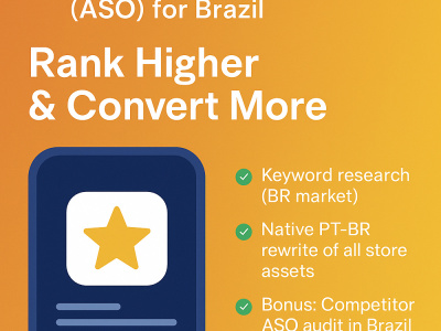 App Store Optimization (ASO) for Brazil | Rank Higher & Convert More ...