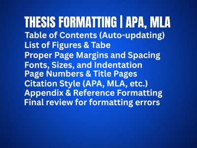 Ready Thesis Formatting | APA, MLA, Harvard Styles + Appendix ...