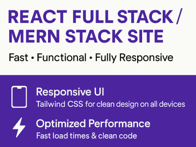 A React Full Stack / MERN Stack Site | Upwork
