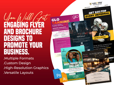 Engaging flyer and brochure designs to promote your business. | Upwork