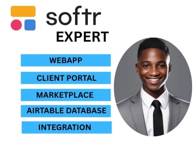 Softr webapp, client portal, marketplace, airtable database, automation | Upwork