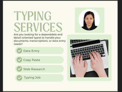 A fast and accurate typing services (64 WPM) | Upwork
