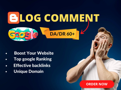 Hq blog comment backlinks for your google ranking | Upwork