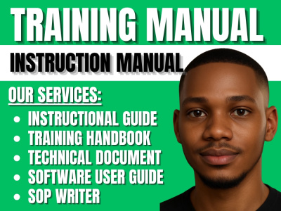 Training Manual Creation | Technical Writing | Instruction Guides | Ppt | Upwork