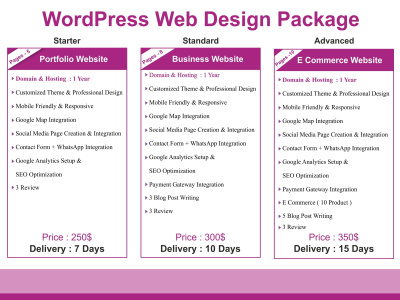 WordPress Website Design Package | Upwork