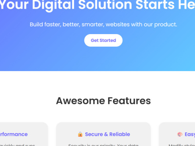 Design a responsive landing page using HTML and CSS | Upwork